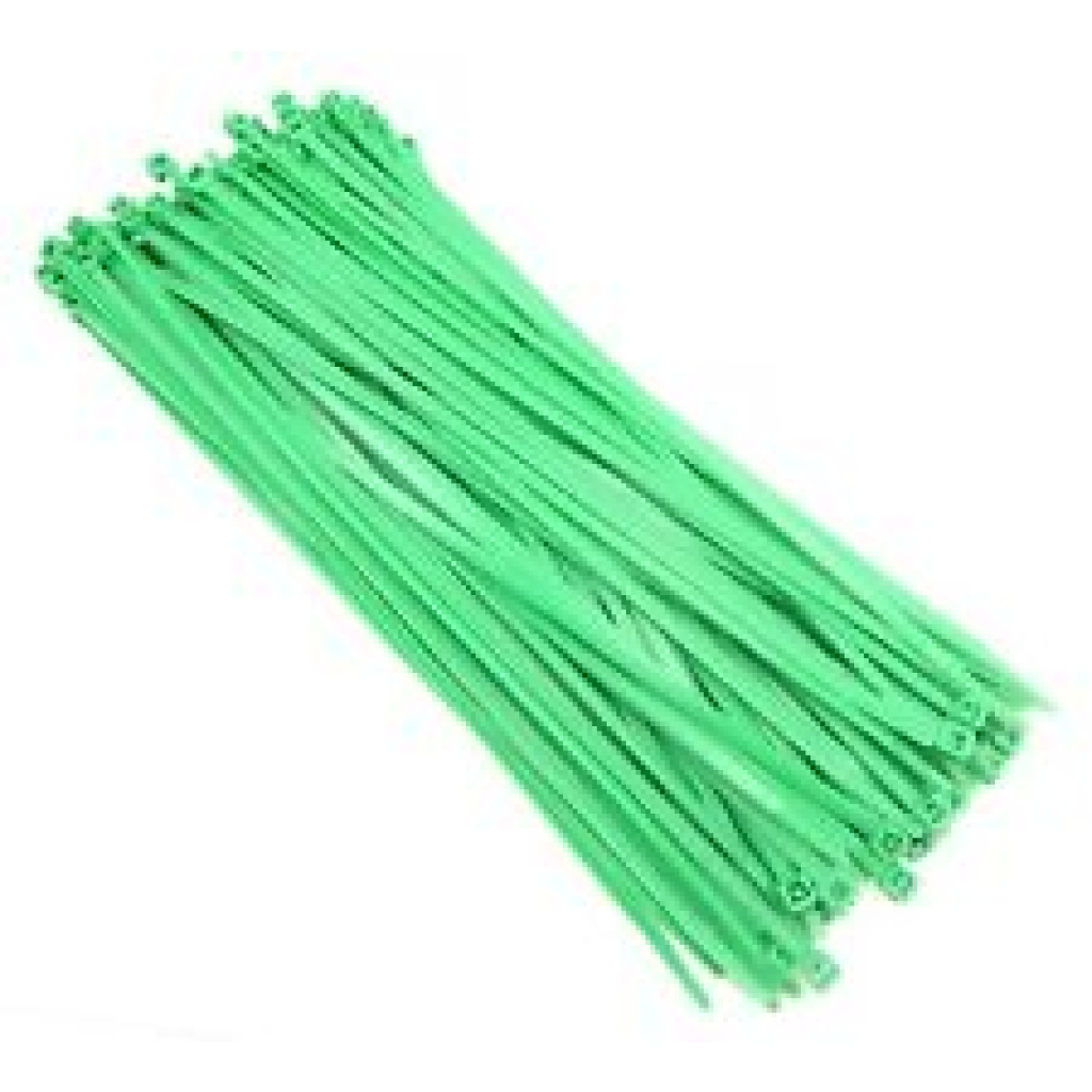 Cable Locking/Zip Ties - Neon Green - Warning Lites of Southern Illinois
