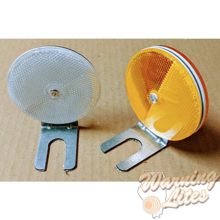 Guard Rail Reflector Metal - Warning Lites of Southern Illinois